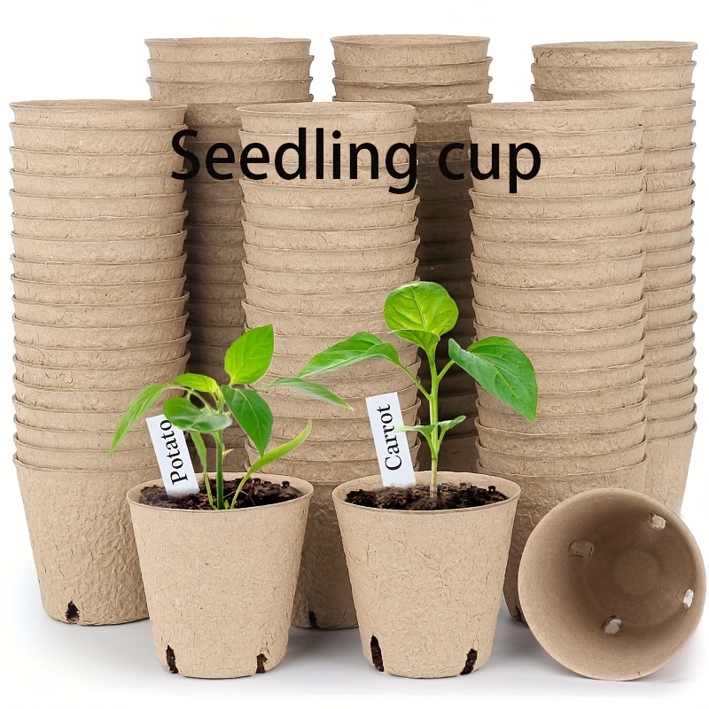 12pcs disposable household nursery molded seedling tray seedling bowl ...