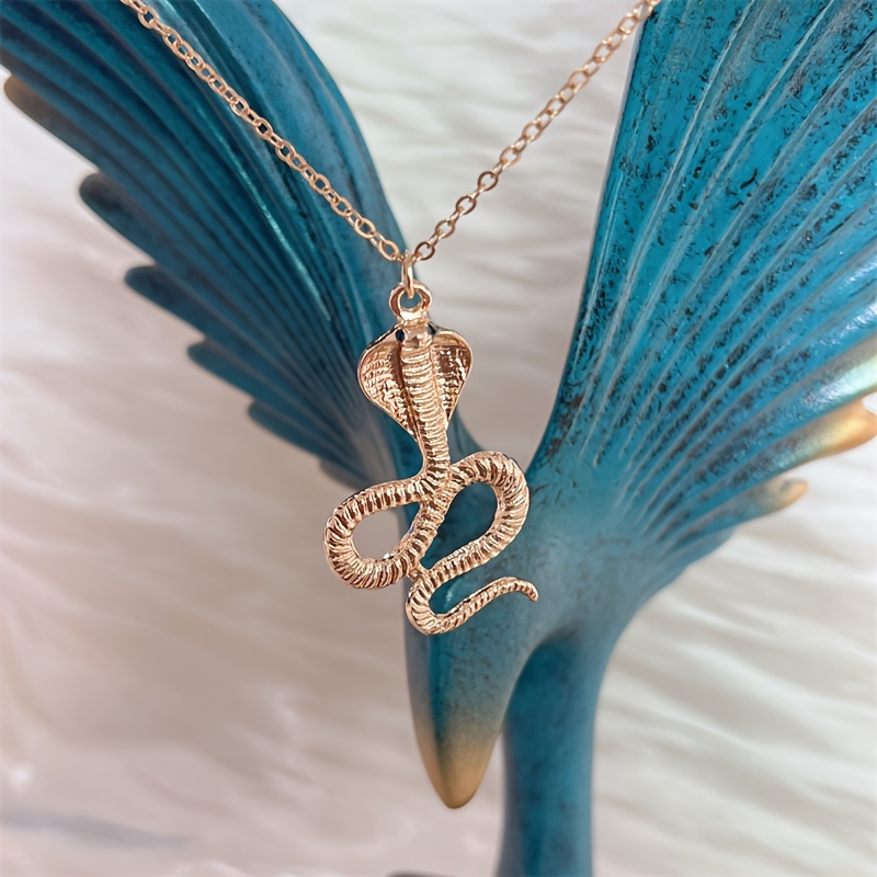 Fashion Exaggerated Snake shaped Trendy Inlaid With Faux - Temu United ...