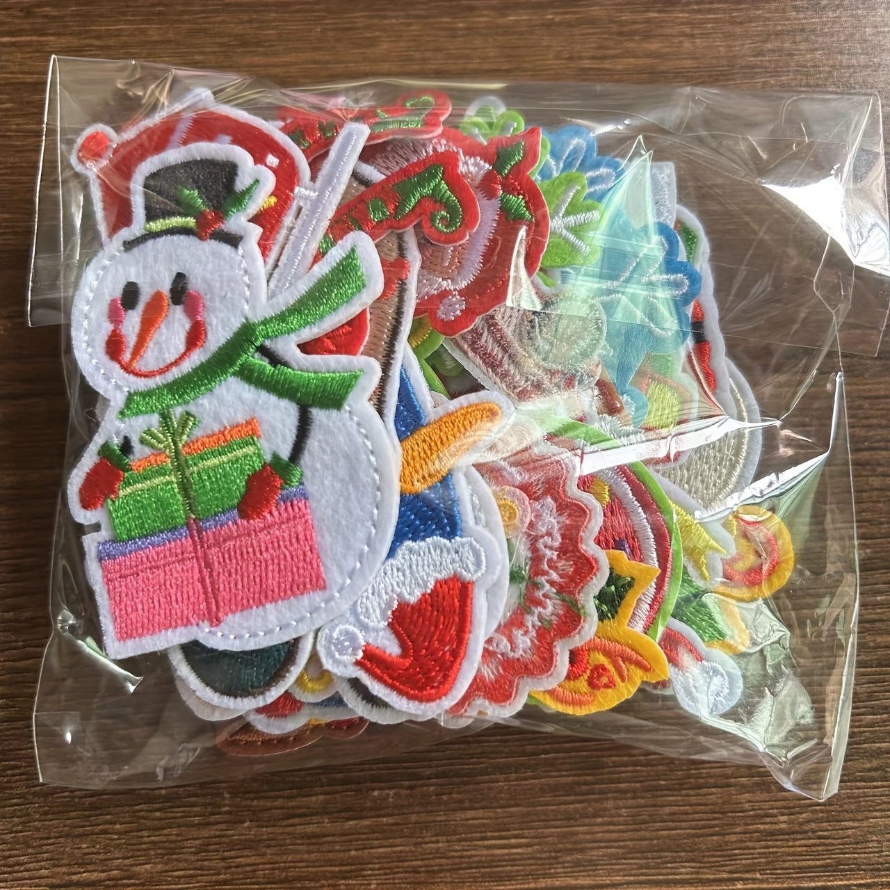 Iron Cartoon Patches Christmas Series Embroidered Colorful - Temu Canada