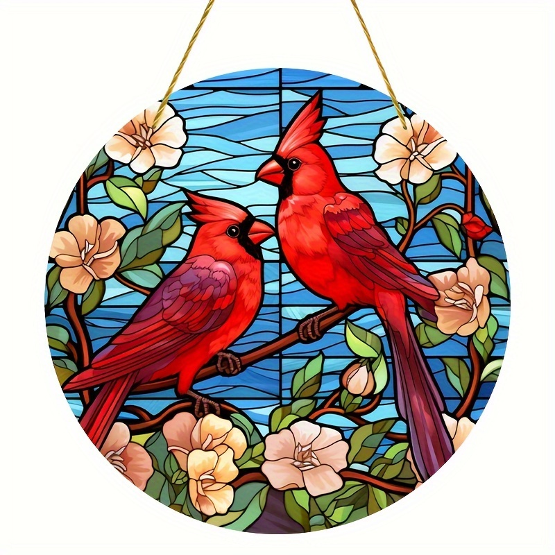 Stained Glass Stained Glass Suncatcher - Temu Portugal