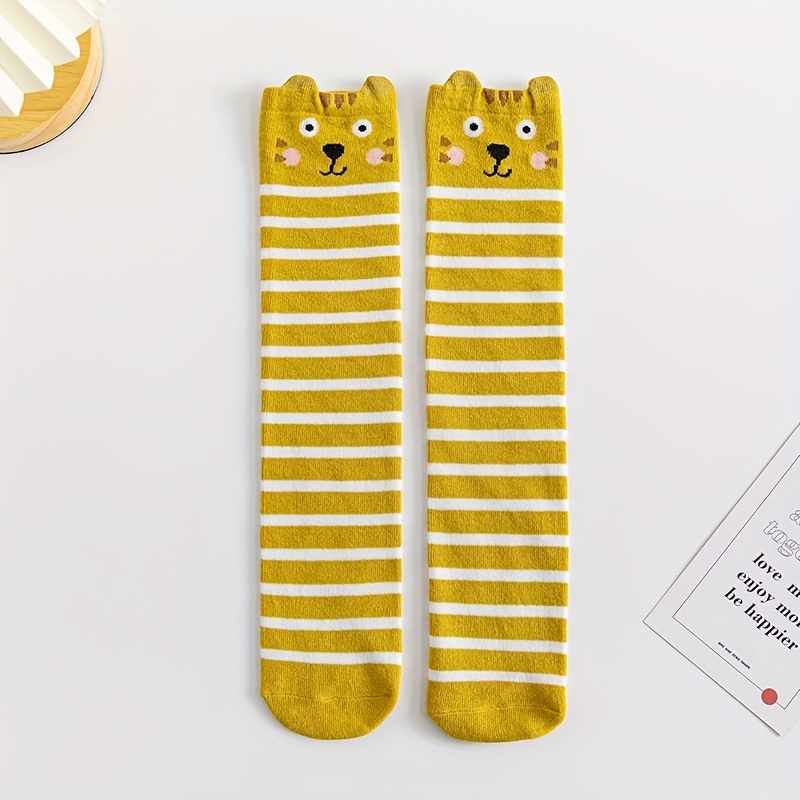 Cute Knee High Socks Girls Kids Fox Bunny Tiger Owl Cat - Temu New Zealand