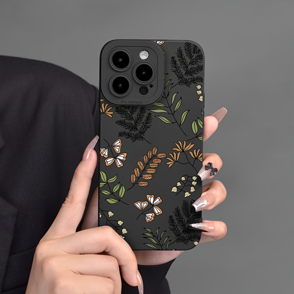Leaf Pattern Mobile Phone Case Full body Protection - Temu New Zealand