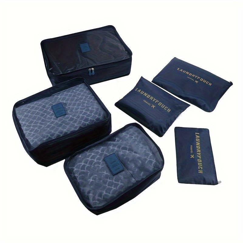 Solid Color Travel Luggage Bags Versatile Clothes Packaging - Temu New ...