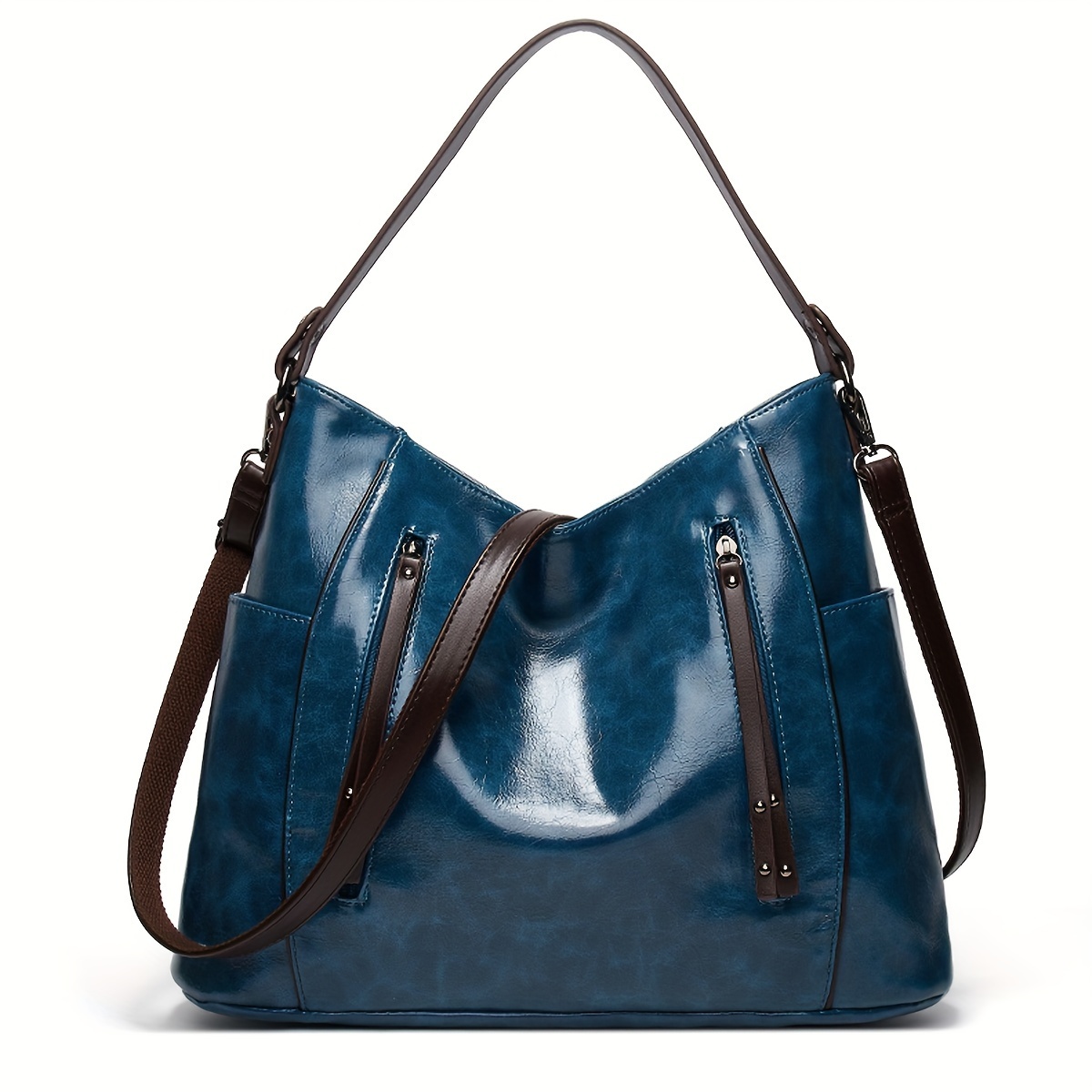 Retro Style Hobo Bag Women Large Capacity Tote Bag Classic - Temu ...