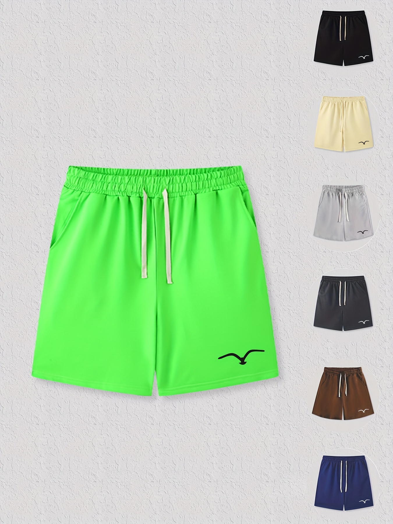 Herren Trendige Möwen Grafik Shorts Lässige Leicht Dehnbare Temu Austria