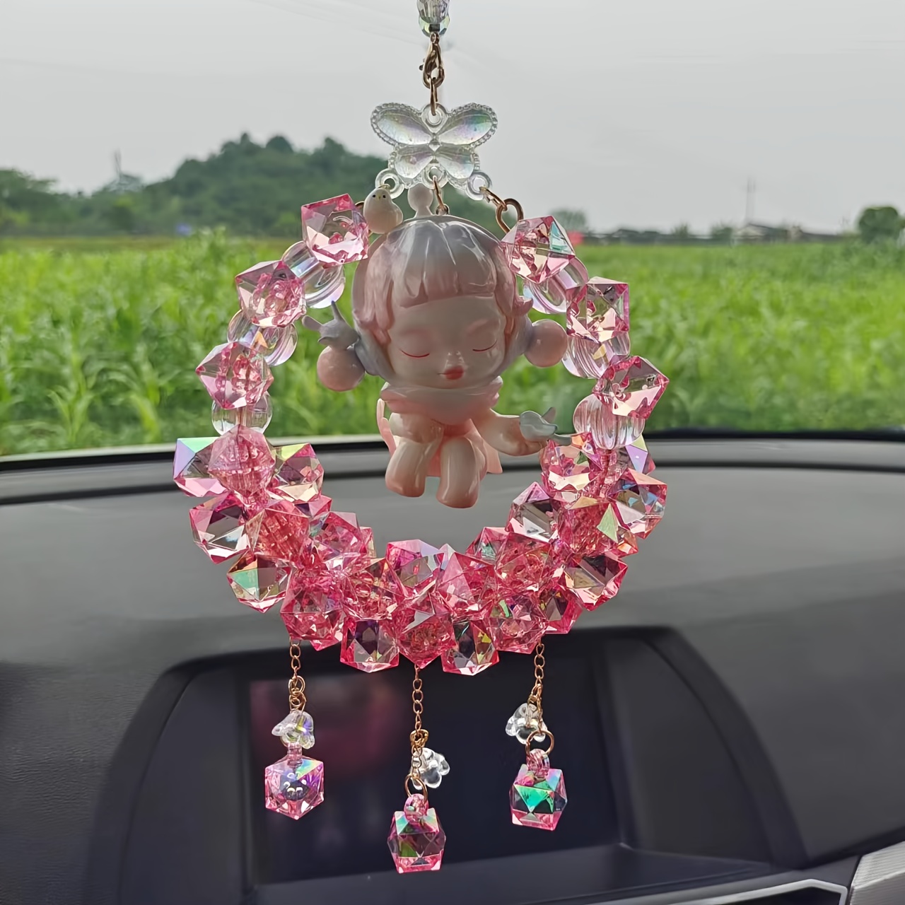 Car Pendant Wind Chimes Gifts Resin Handicrafts Study - Temu