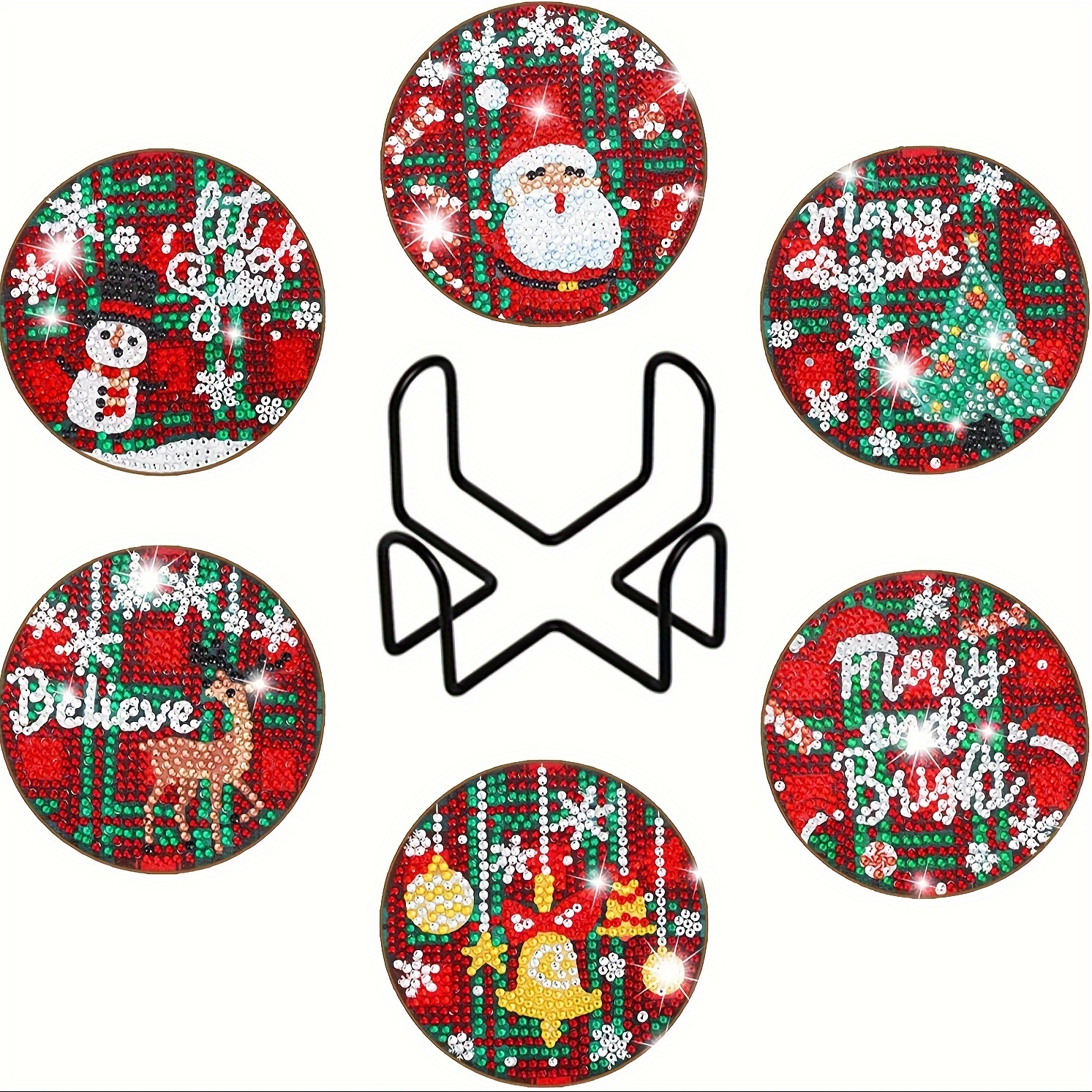 Diamond Painting Coaster Diamond Art Coaster Kit Diy Diamond - Temu ...