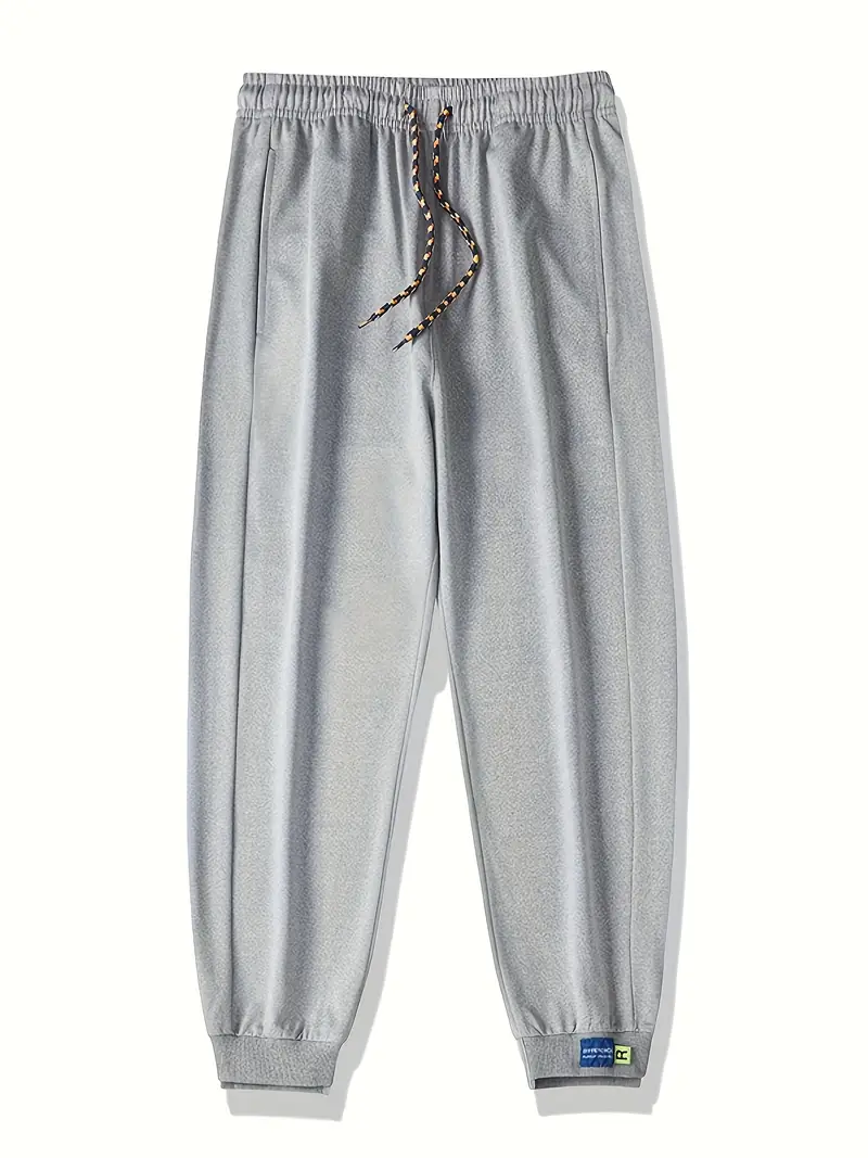Mens Stylish Loose Solid Pants Pockets Active Breathable Temu Canada