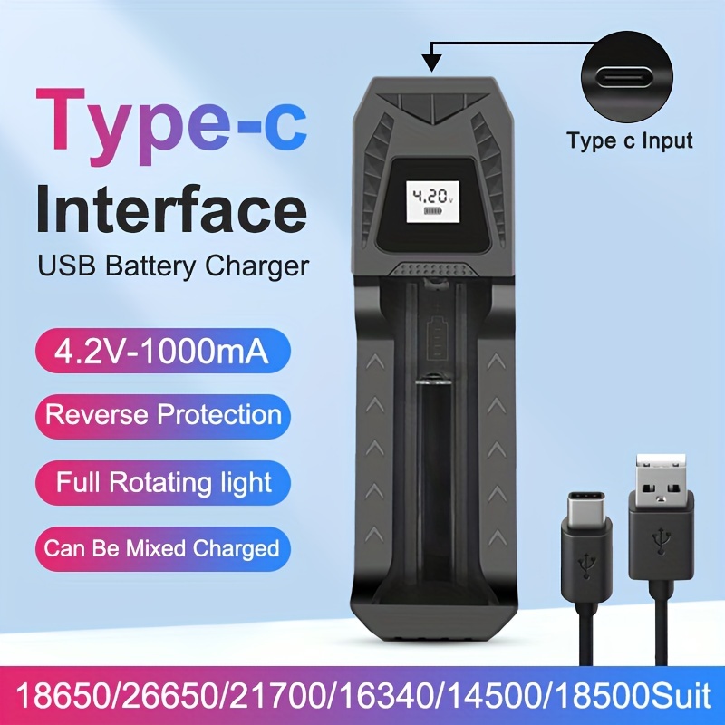 Charger Type c Interface Aa.aaa Battery Universal - Temu United Kingdom