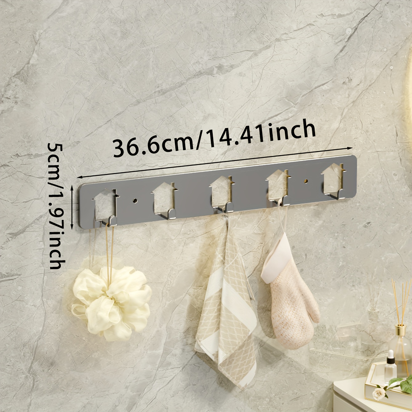 Key Holder Wall Hooks Decorative Metal Key Rack Simple - Temu Canada