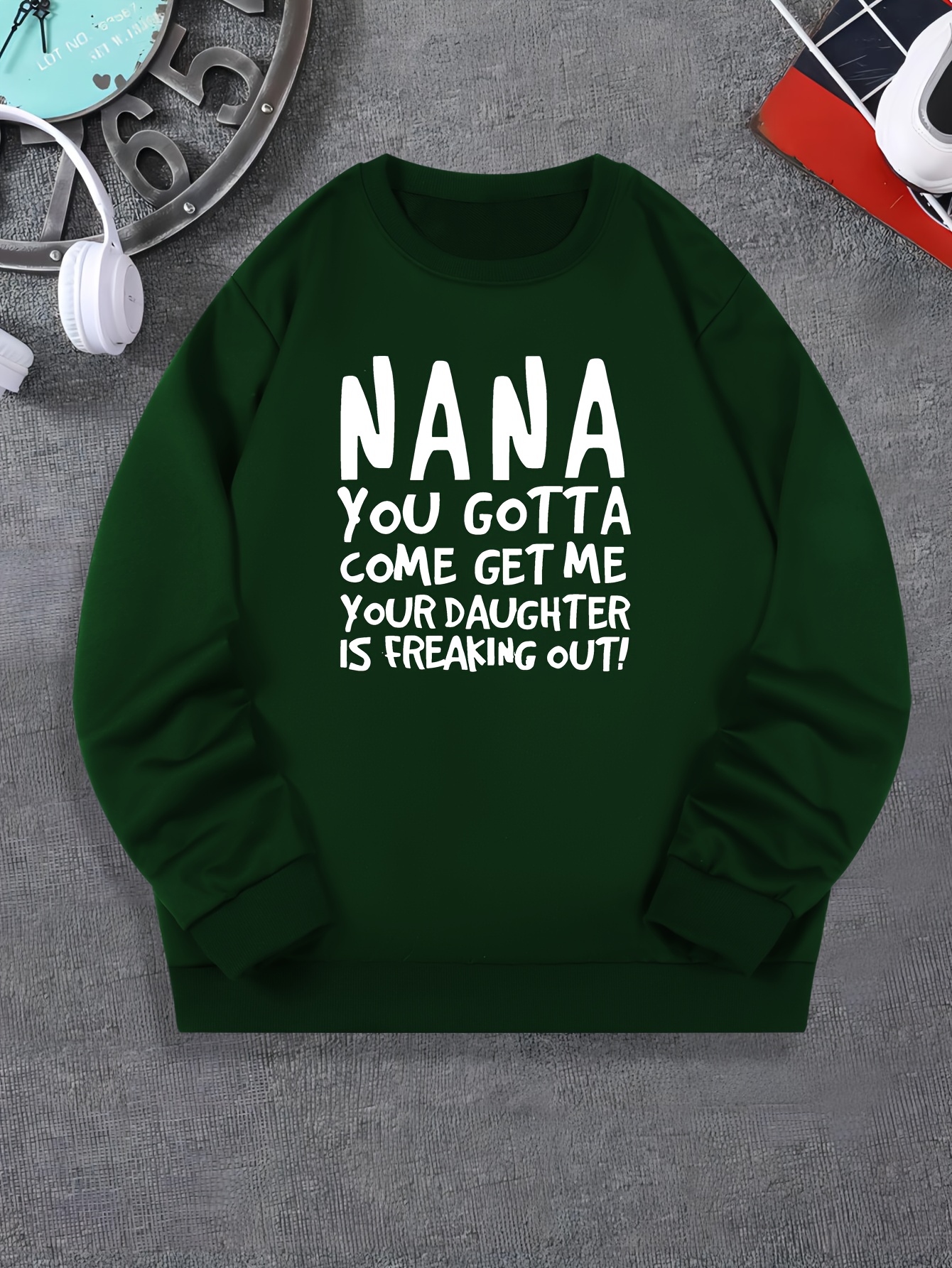 NANA Print Kleding Stoer Sweatshirt Met Lange Mouwen En - Temu Netherlands