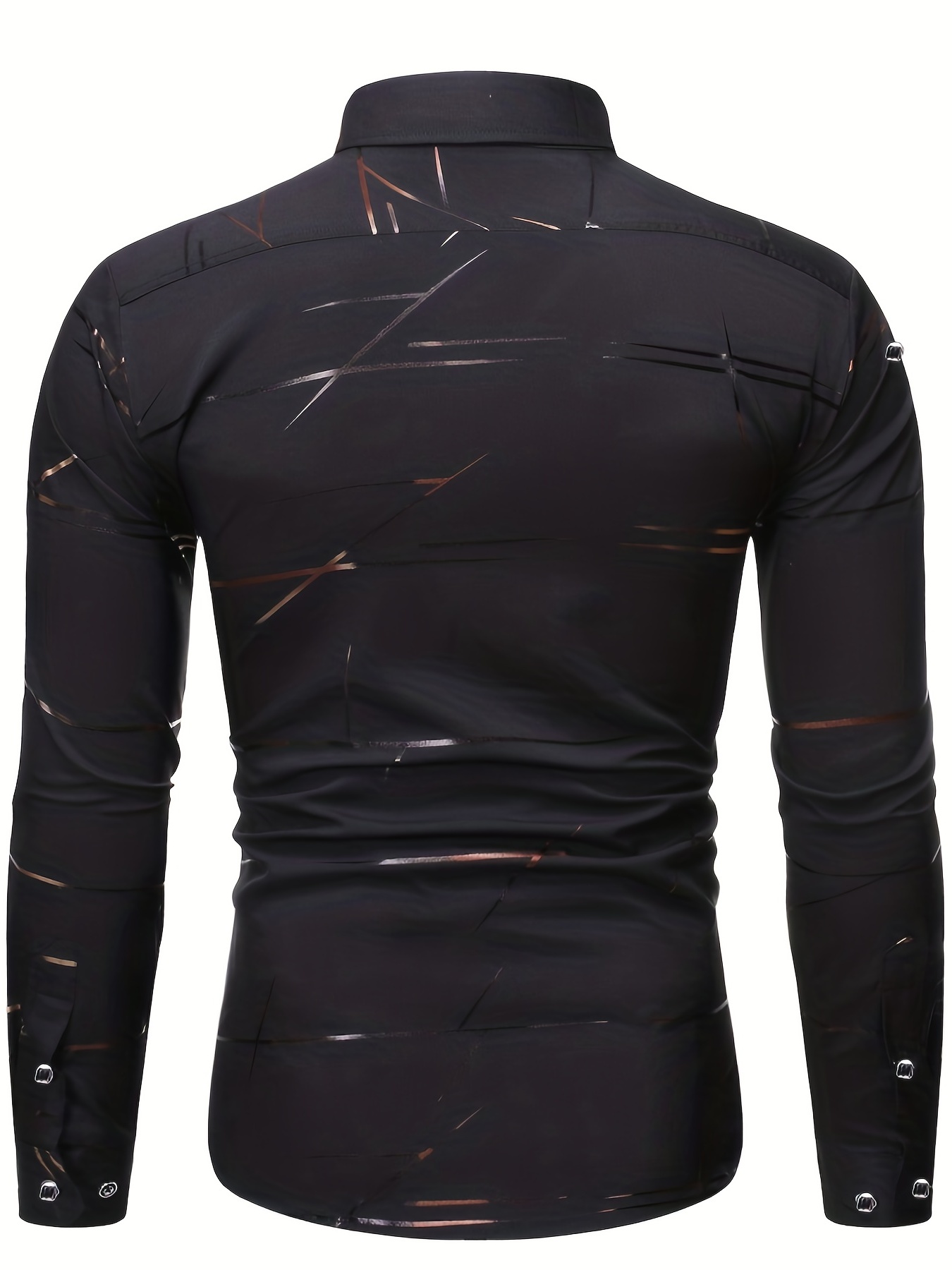 stylish pattern men's casual long sleeve shirt summer men's - Temu Portugal