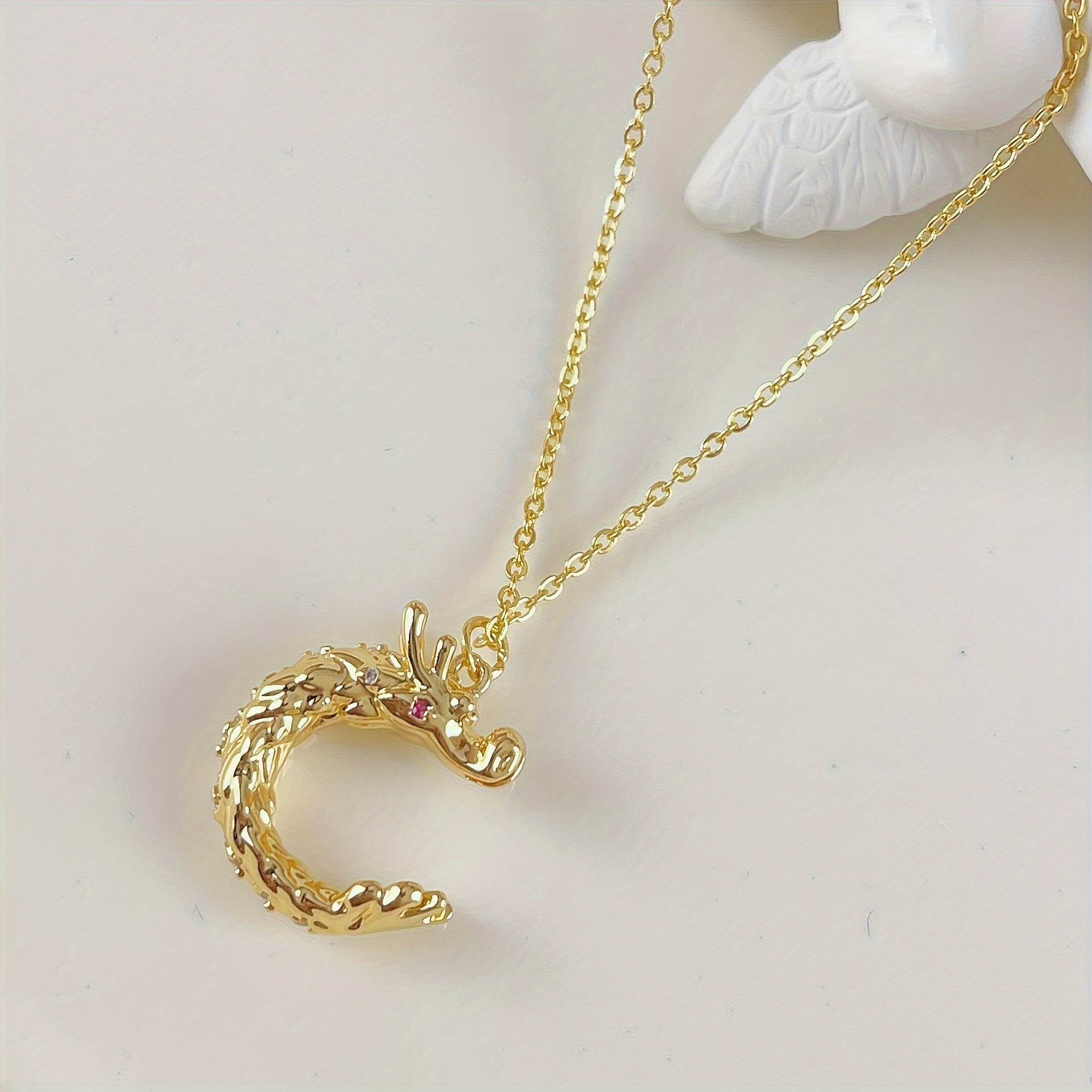 Retro Chinese Style Dragon Year C shaped Pattern Dragon - Temu United ...