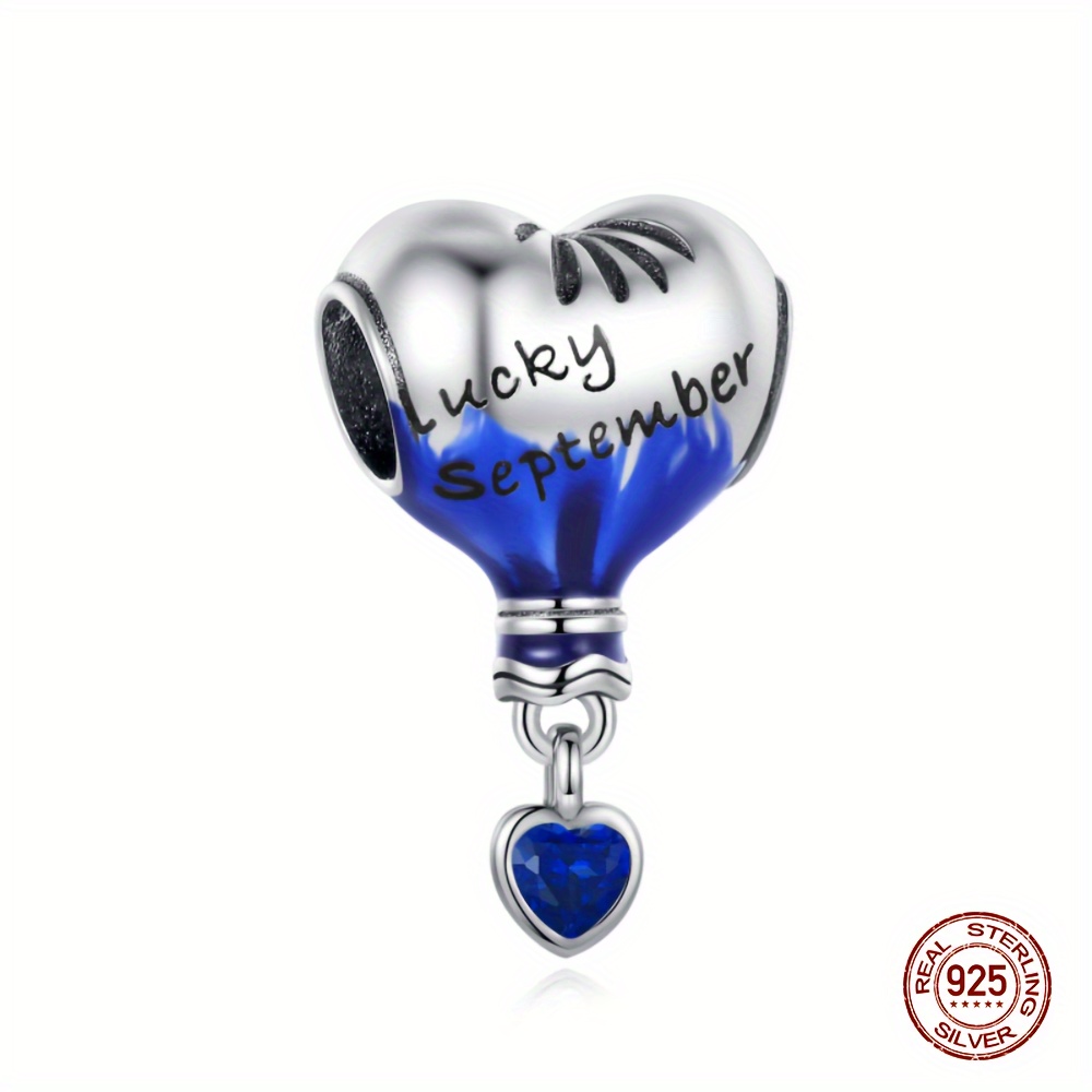 S925 Silver Fashion Commemorative Birthstone Charm Small - Temu United ...