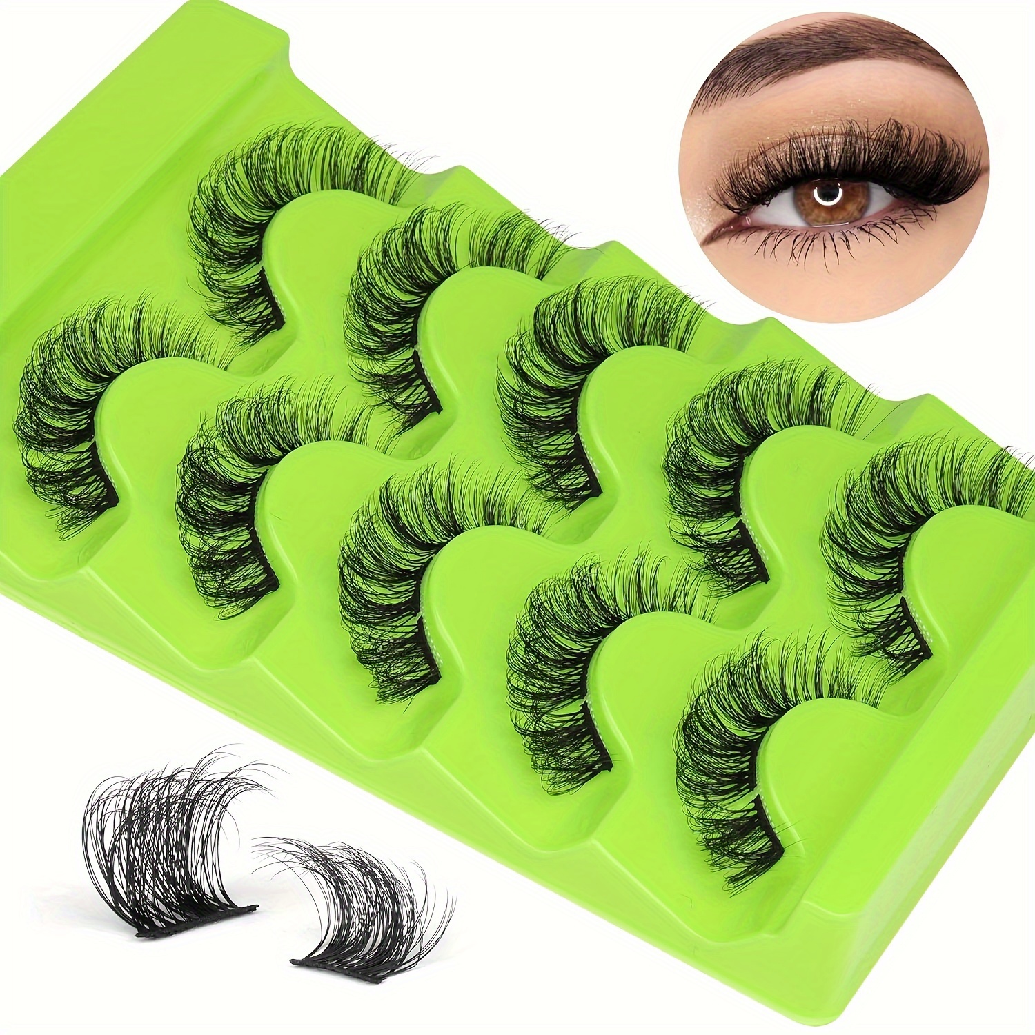Eyelashes Cluster Diy Eyelash Extensions Natural Look - Temu New Zealand
