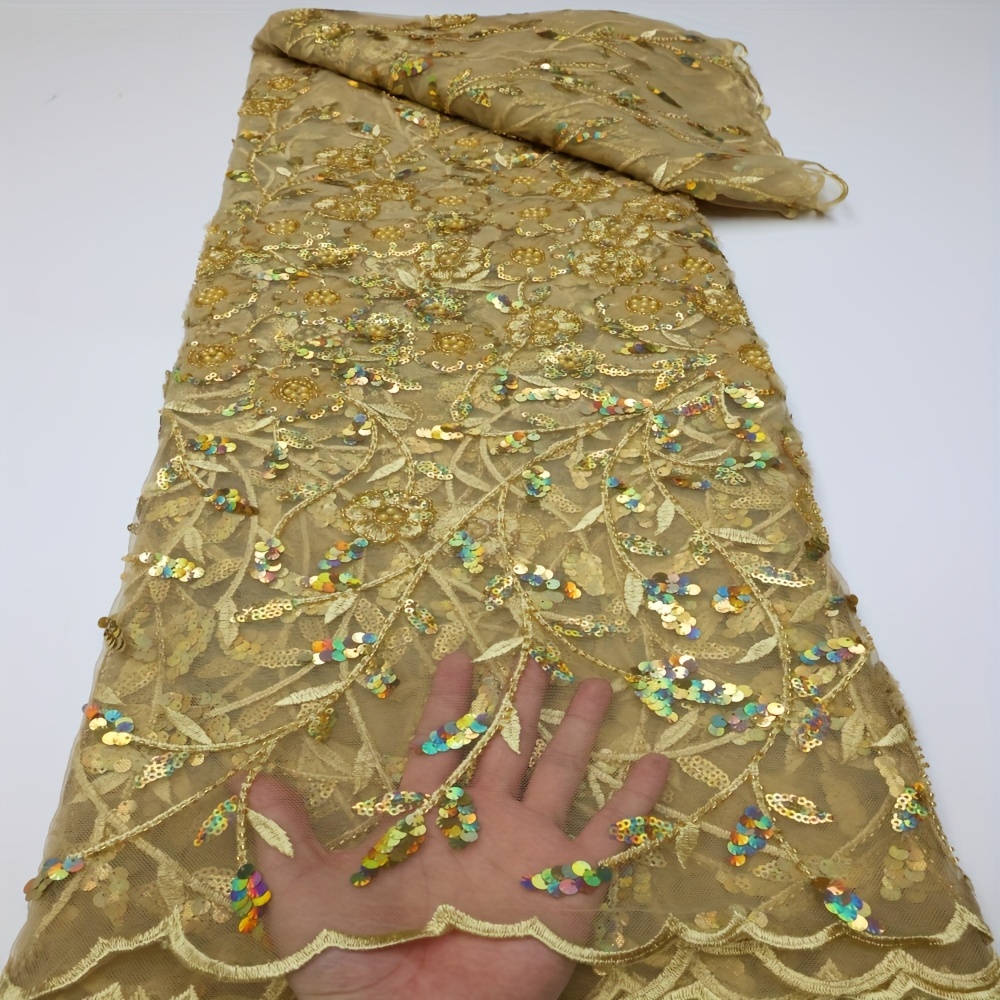 Sequin Embroidered Applique Cloth Patch Decorative Flower - Temu