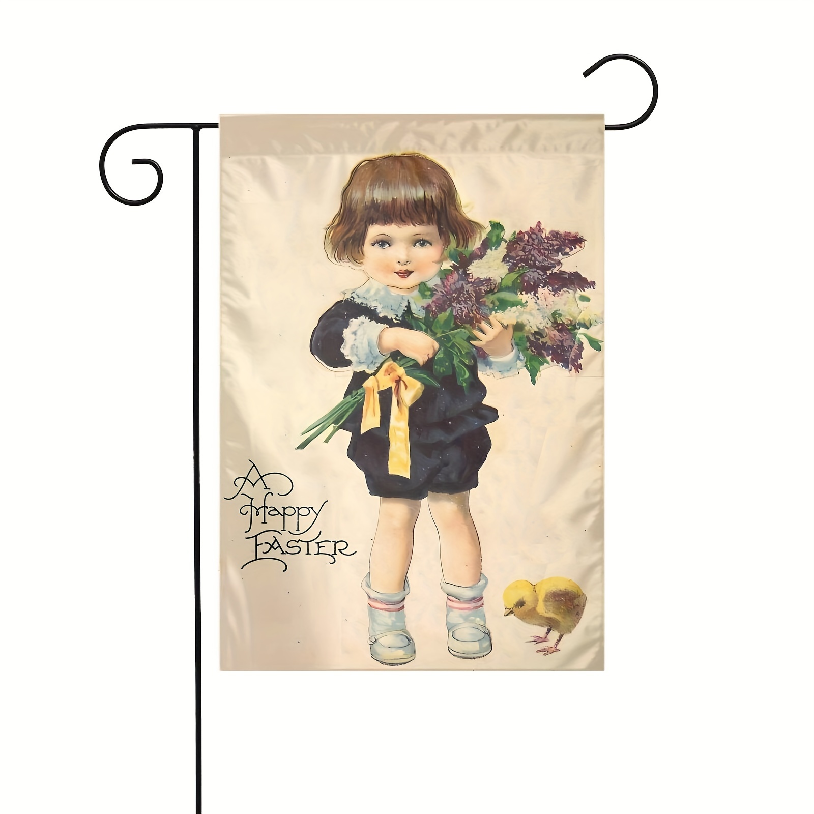 Happy Easter Garden Flag Double sided Printed - Temu New Zealand