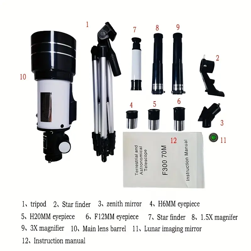Astronomical Telescope F Hd Professional Perfect Moon Temu