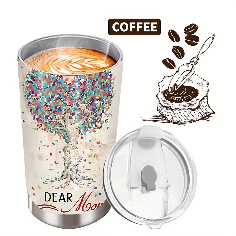 stainless steel insulated coffee mug perfect day - Temu Canada