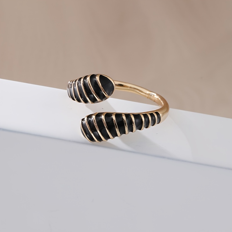 Classic Dripping Oil Multi color Irregular Ring Copper - Temu United ...