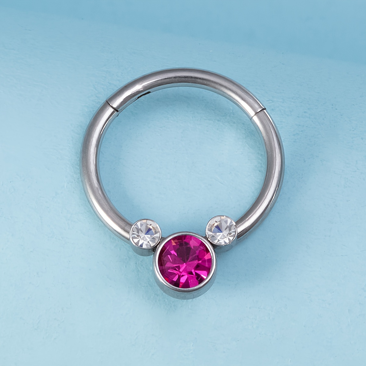 1/4 Pçs Zircon Hoop Nariz Anel Septo Piercing Segmento - Temu Portugal