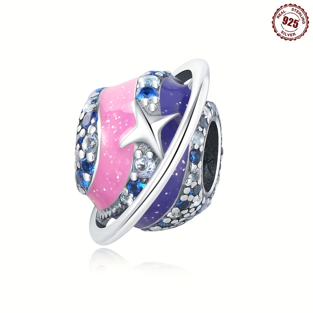 925 Silver Luxury Love Heart Moon Star Etc Shaped Charm - Temu United ...