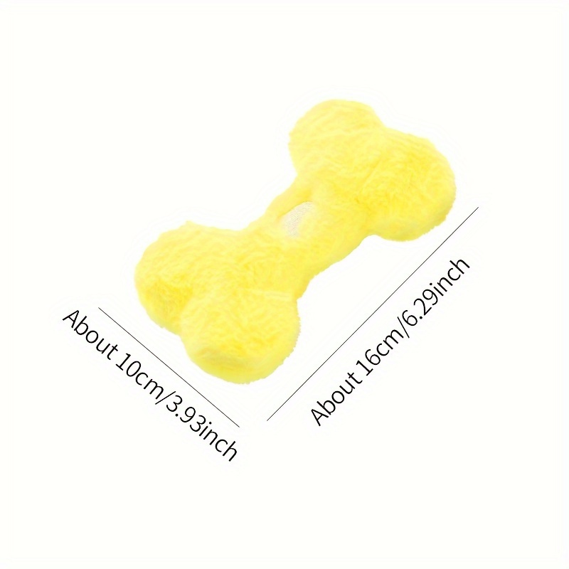 Heart Pattern Bone Design Pet Grinding Teeth Squeaky Plush - Temu Georgia