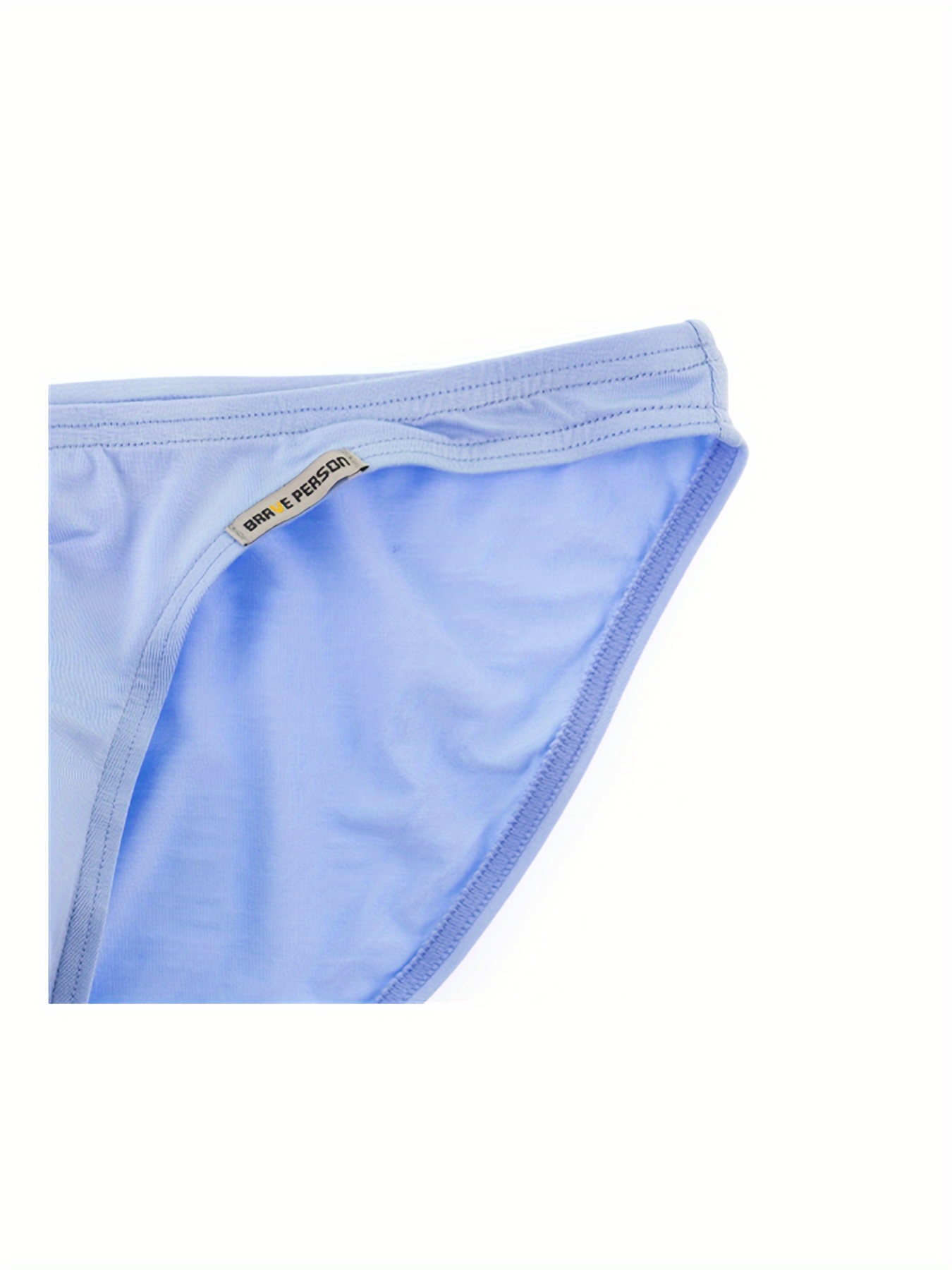 1pc 남성 속옷 부드럽고 편안한 경량 섹시한 U 벌지 가방 팬티 비키니 팬티 높은 스트레치 속옷 Temu Republic