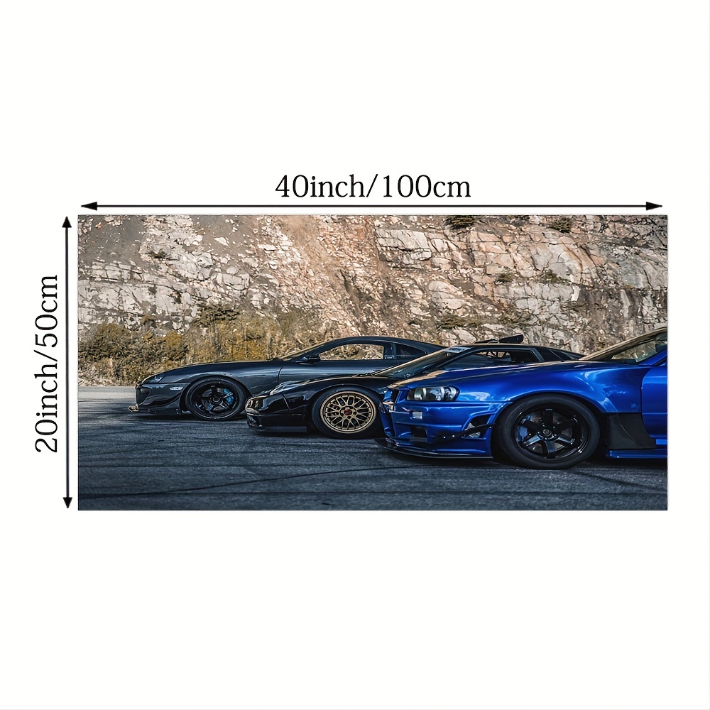 1pc Unframed Supercars Canvas Poster Sports Cars Painting Waterproof ...