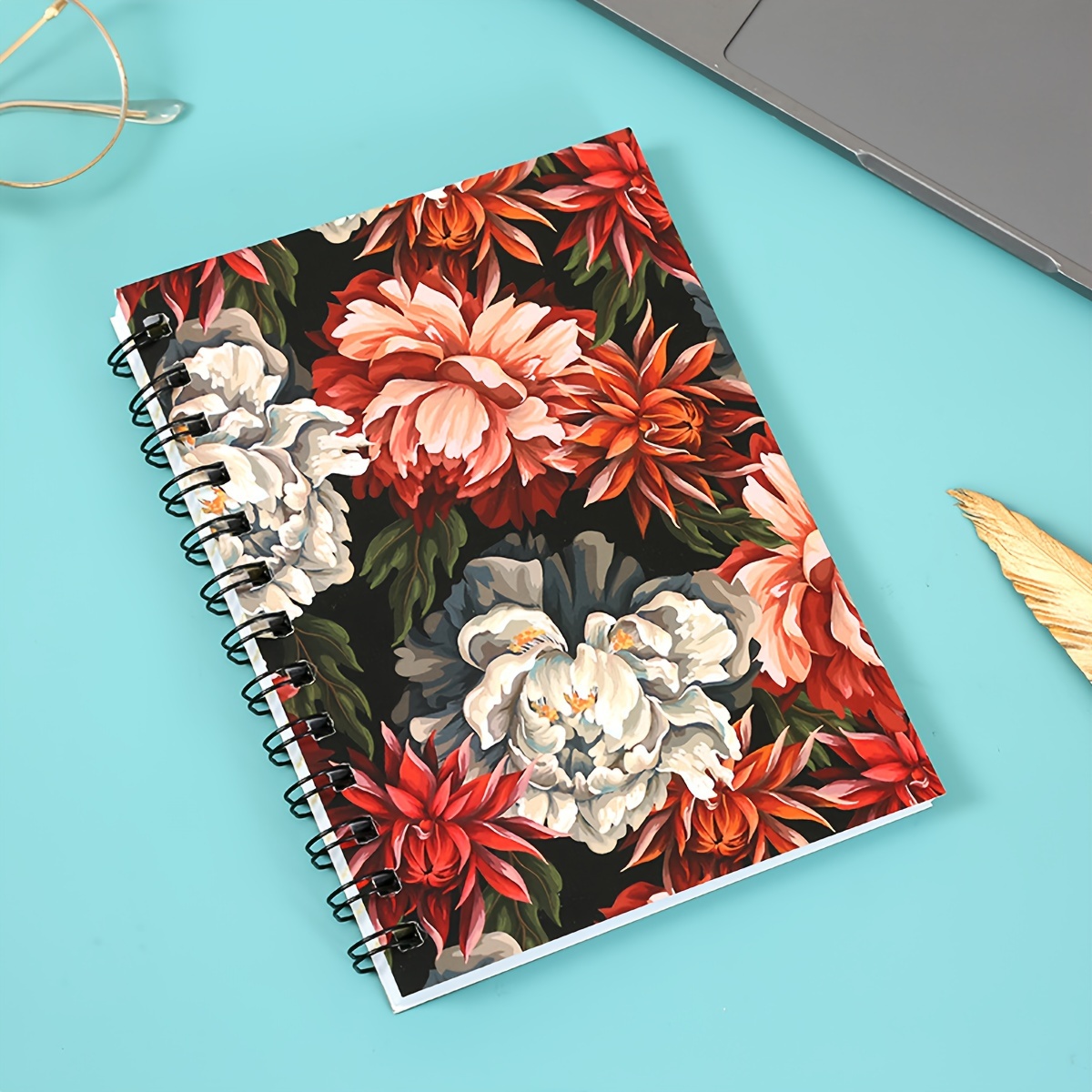creative print a6 spiral notebook college - Temu Australia