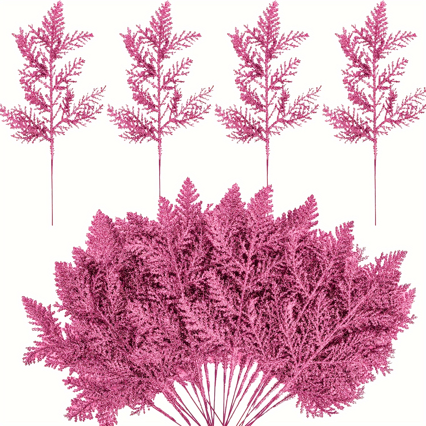 Artificial Pine Leaves Branches Christmas Faux Greenery Pine - Temu New ...