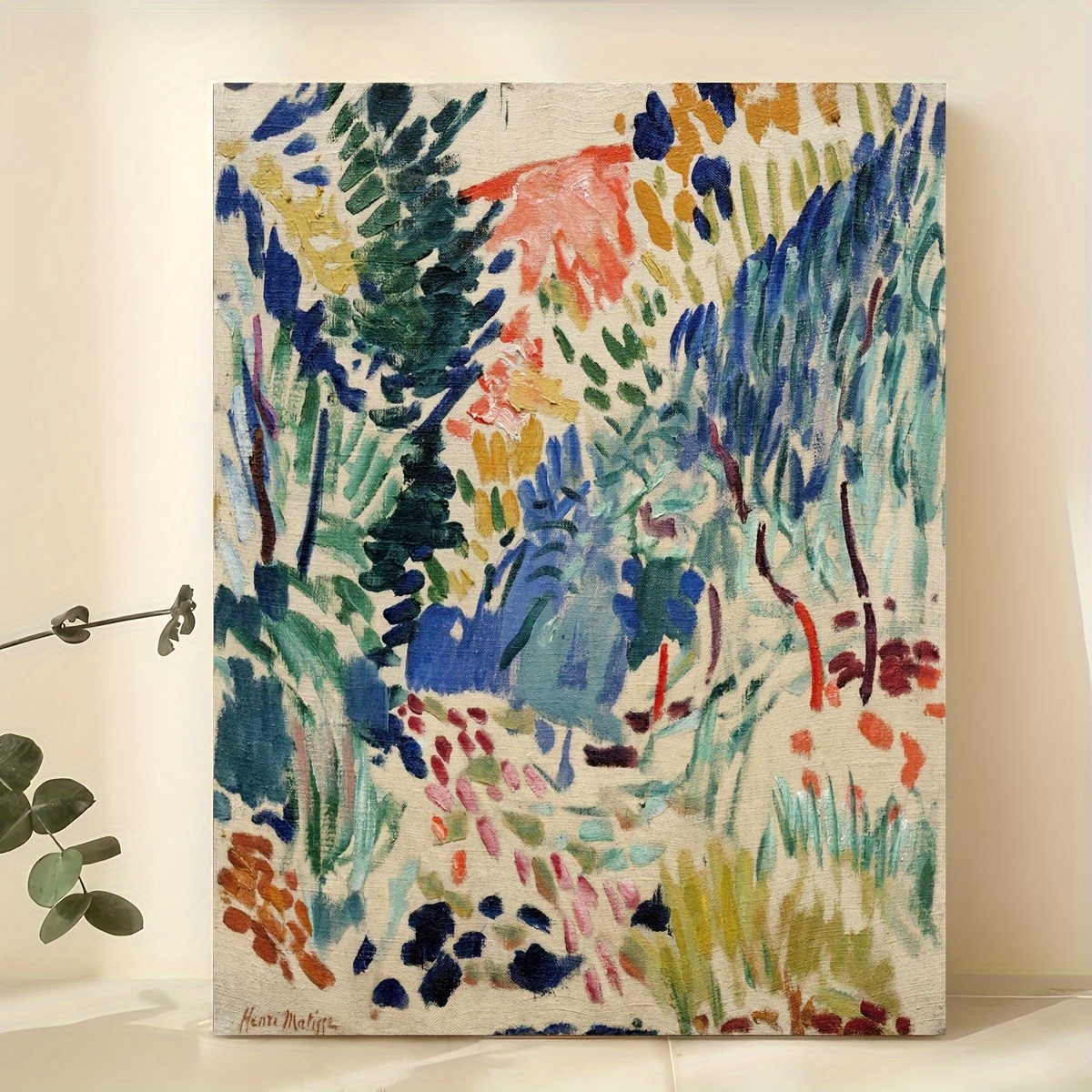 Canvas Poster Mattisse Wall Art Landscape Collioure Abstract - Temu