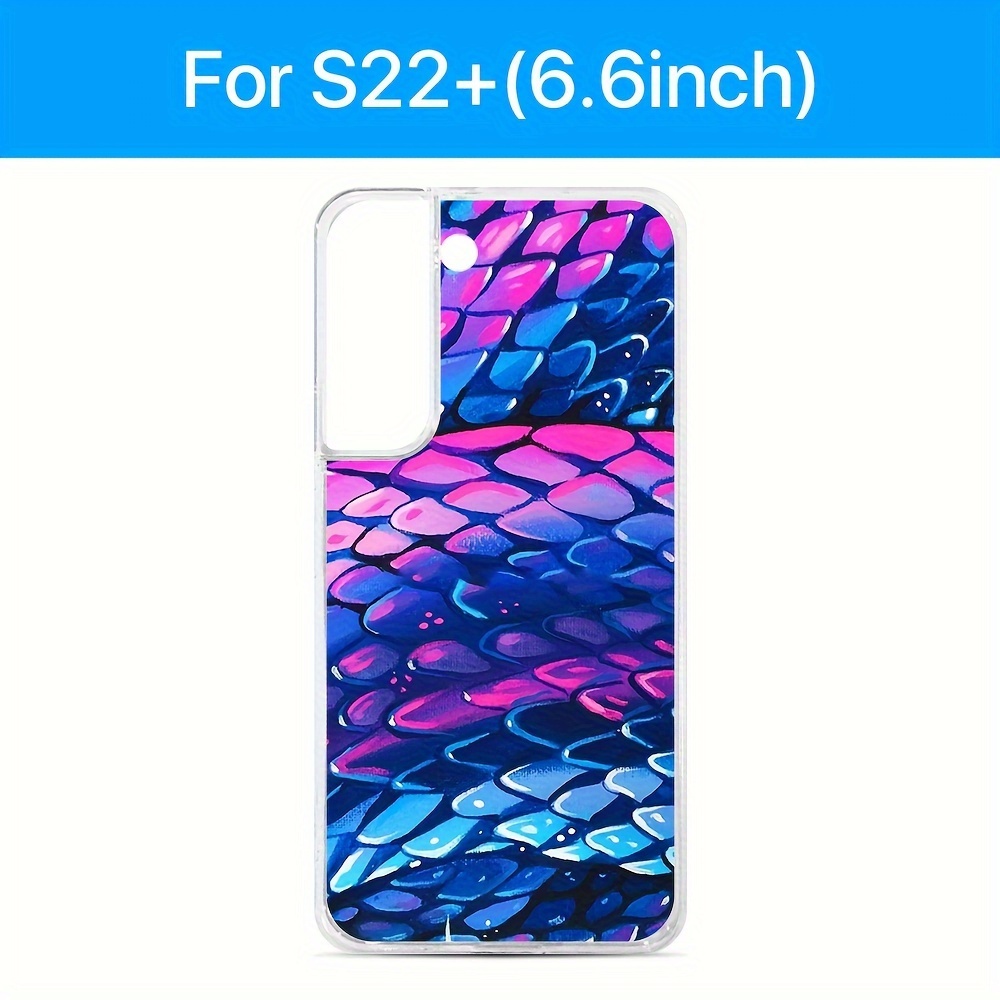 غطاء هاتف شفاف بتدرجات رائعة، مناسب لهواتف Samsung Galaxy S23/fe/plus/ultra، Galaxy S22/plus ...