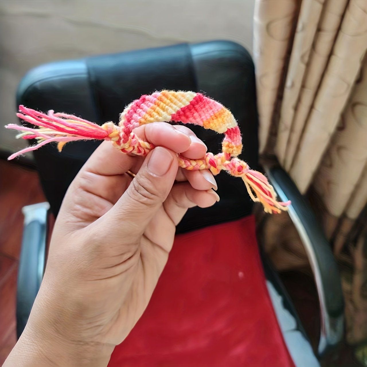 Purely Handmade 8 color Bracelet Thread Rainbow Adjustable - Temu ...