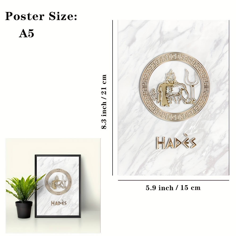 Large Size Retro Art Design Greece Culture Gods Wall Poster - Temu ...