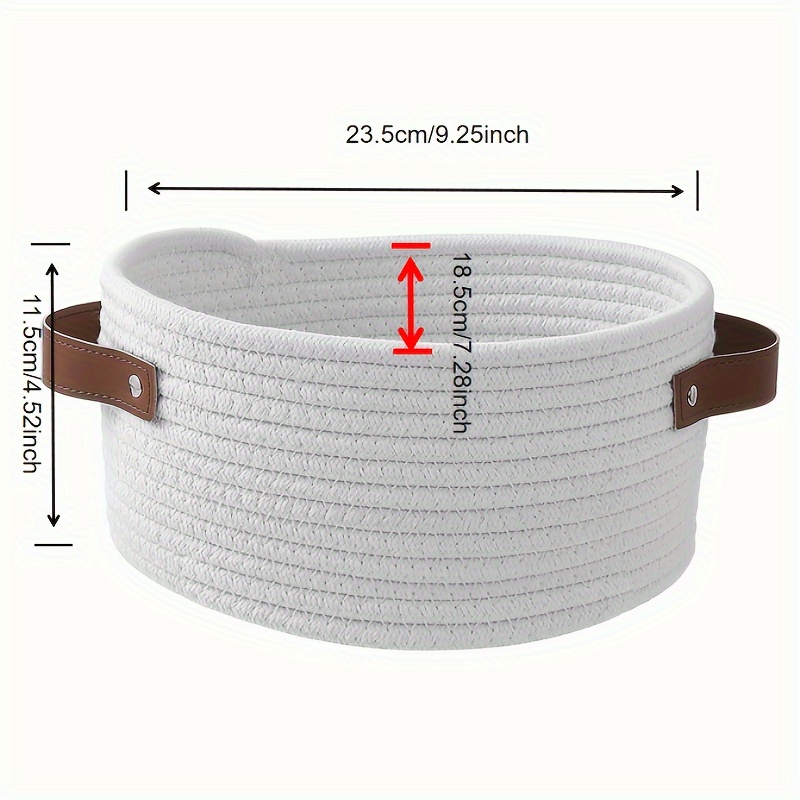 Storage Woven Baskets Organizer Woven Basket Toys Towel - Temu Canada