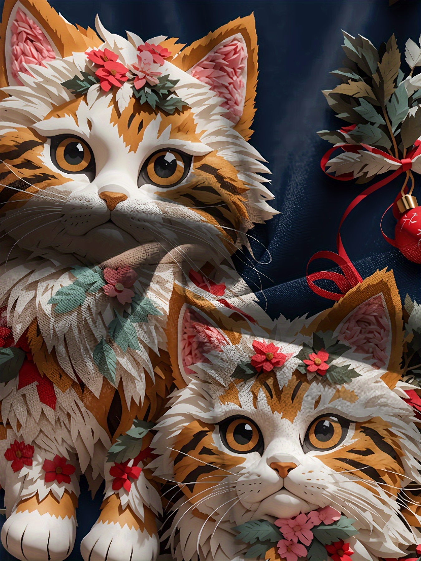 cat flower print t shirt casual crew neck long sleeve top - Temu Australia