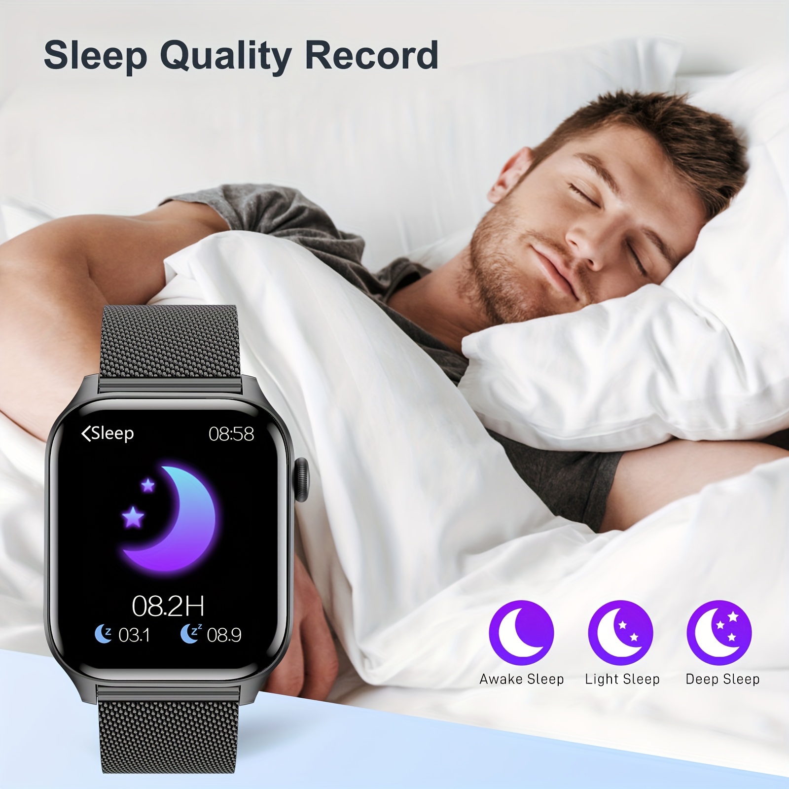 Smart Sports Watch Suitable Men Women Hd Touch Screen Ip67 - Temu France