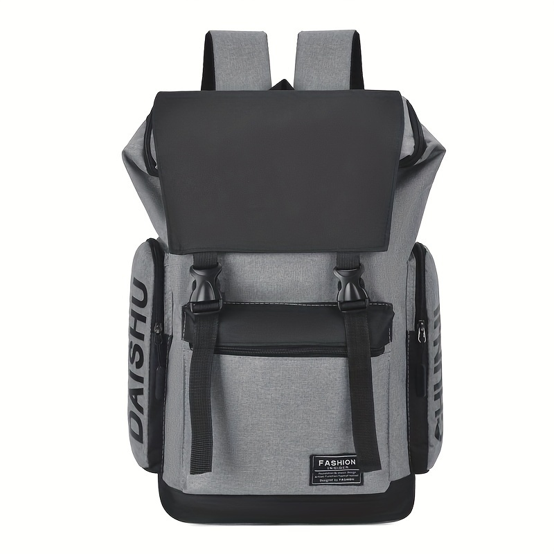 Large Capacity Canvas Backpack Suitable Outdoor Travel - Temu Philippines