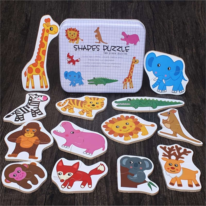 Children's Puzzle Early Education Cartoon Animal Fruit - Temu Canada