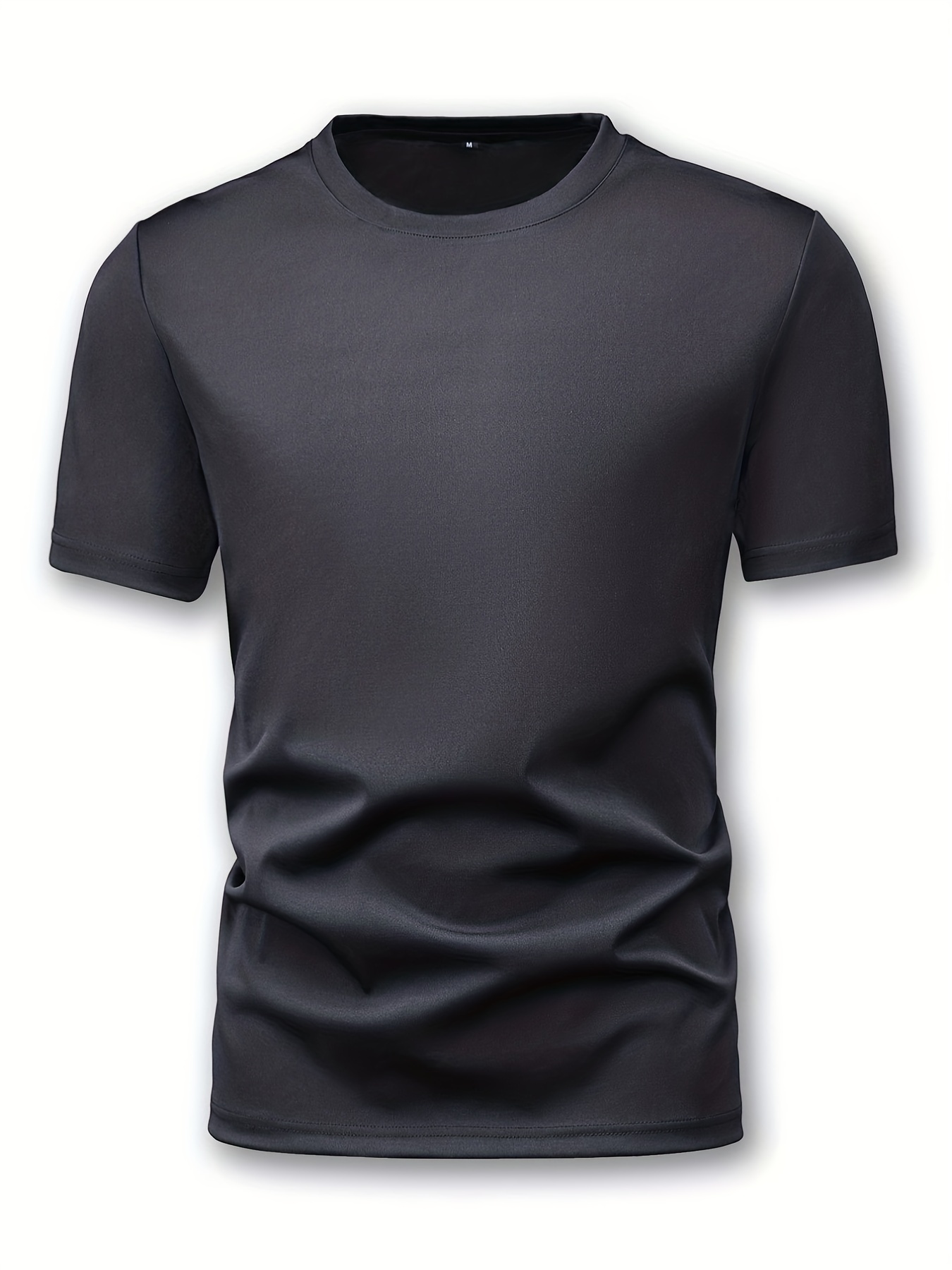 Men's Basic T shirt Casual Stretch Loose Tees Summer - Temu New Zealand