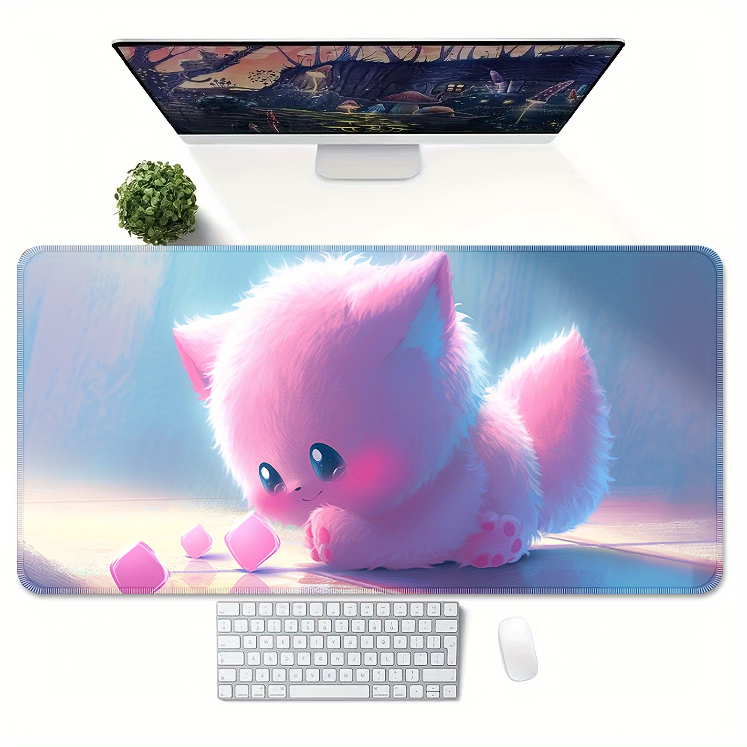 Animal Pattern Gaming Mouse Pad Non slip Rubber Base - Temu New Zealand