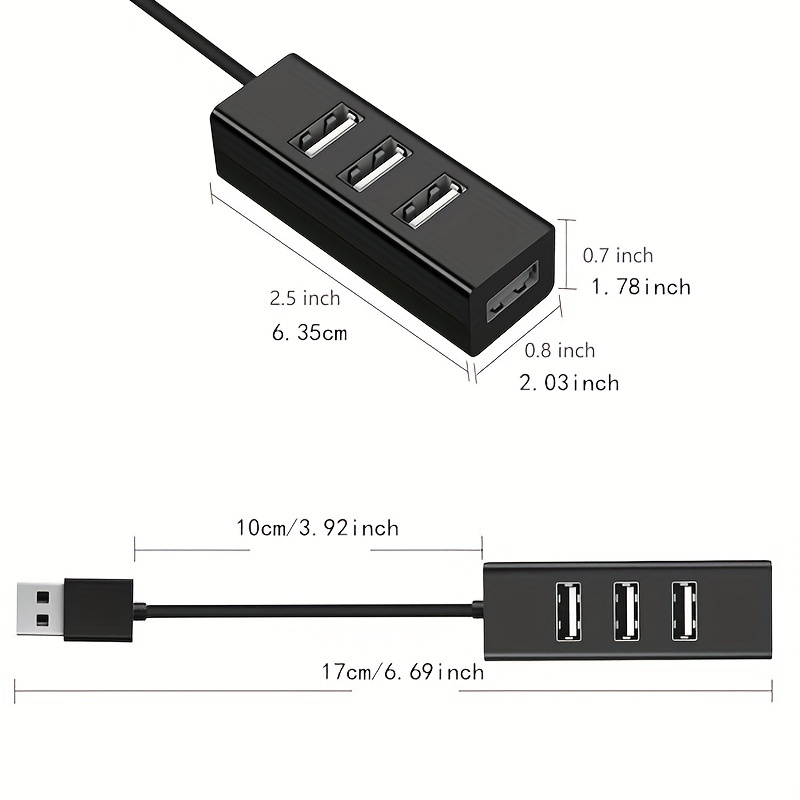 1pc 4 포트 Usb 커넥터 컴퓨터 마우스 키보드 메모리 카드 독립 스위치 유니버설 허브 Temu Republic Of Korea