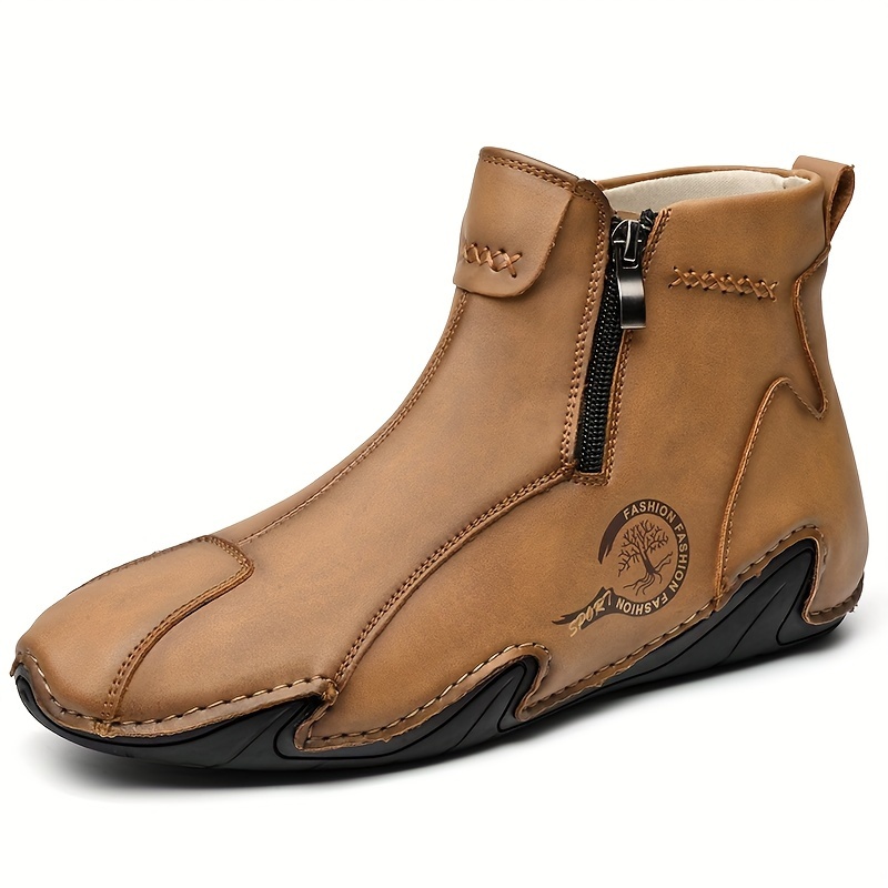 Botines Con Costuras Informales Hombre, Transpirables Antideslizantes ...