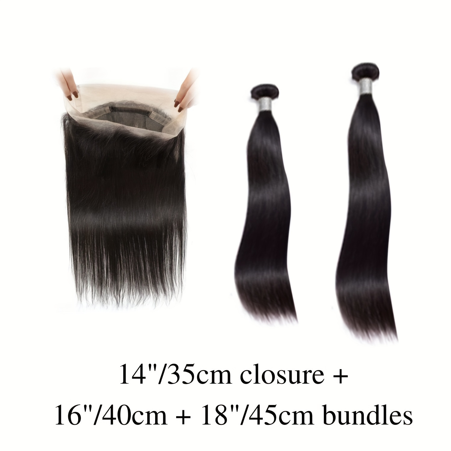 360 Lace Frontal Closure Human Hair Straight Hair Hd - Temu Australia