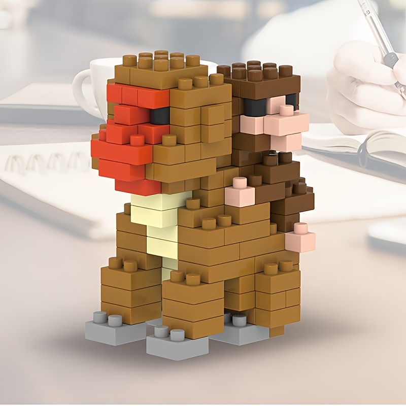 Cute Animal Puzzle Assembly Micro particle Building Blocks - Temu New ...