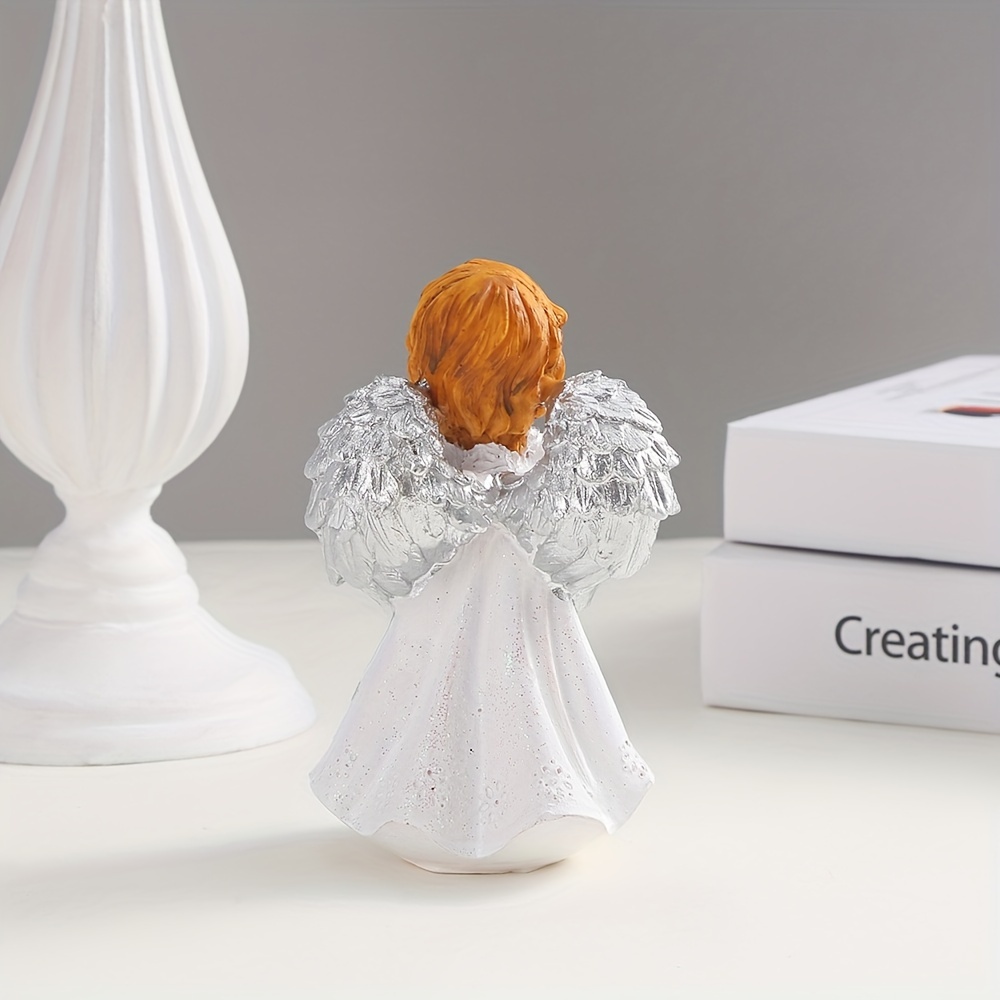 Creative Cute Elf Angel Statue Study Living Room Desktop - Temu Denmark