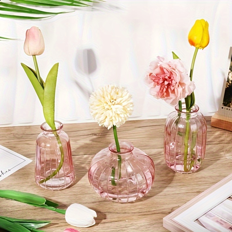 Transparent Glass Vase Modern Fashion Flower Vase Home - Temu Ireland