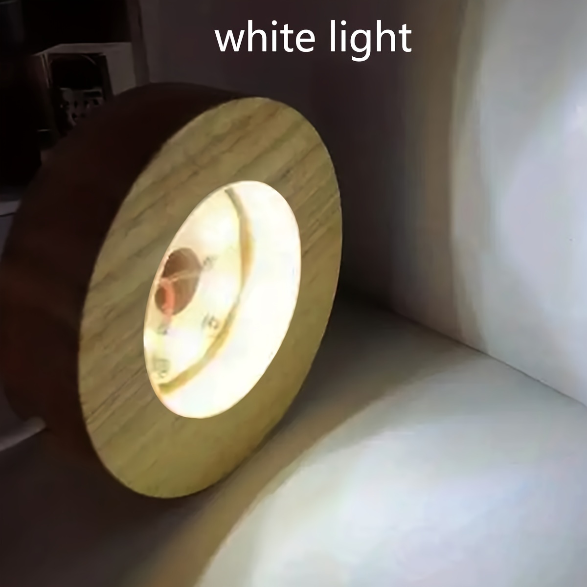 Wooden Led Light Display Base 3d Crystal Glass Resin Art - Temu Portugal