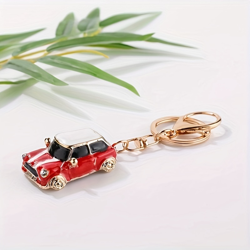 1pc Creative Stripe Car Keychain Decorative Pendant Keychain Men ...